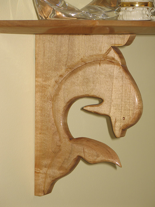 carpentry-dolphin-shelf-closeup | Heartwood Homes and Construction